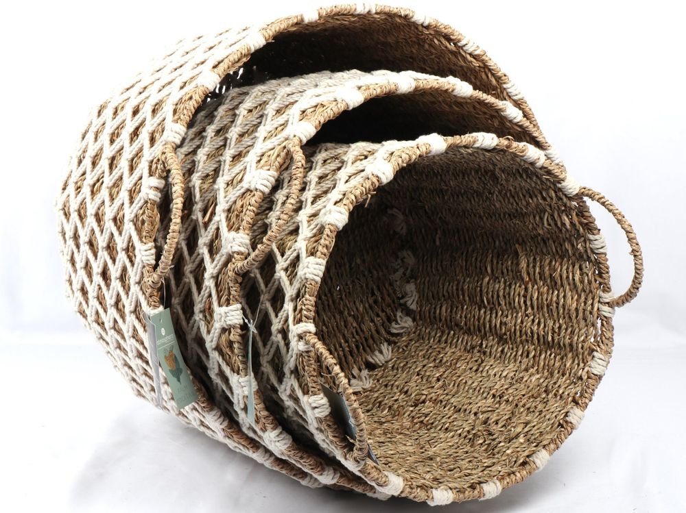 ATMOSPHERA Deko Körbe 3 stück (Neu (gemäss Beschreibung)) in Steinen ...