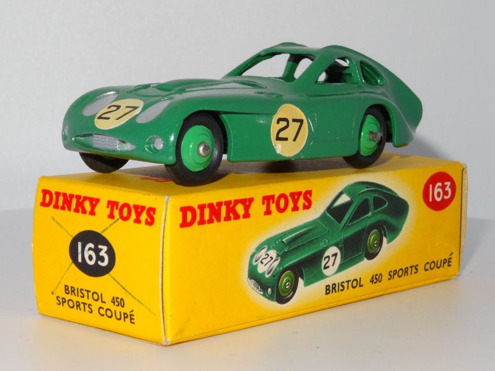 Dinky Toys 163, Bristol 450 Coupé, grün 27, England, Meccano (Neu ...