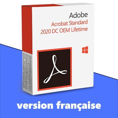 Adobe Acrobat Standard 2020 DC OEM WIN Lifetime - FR (Neu und ...
