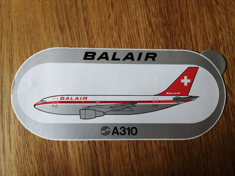 Balair Airbus A310 - Sticker / AufKleber | Kaufen auf Ricardo