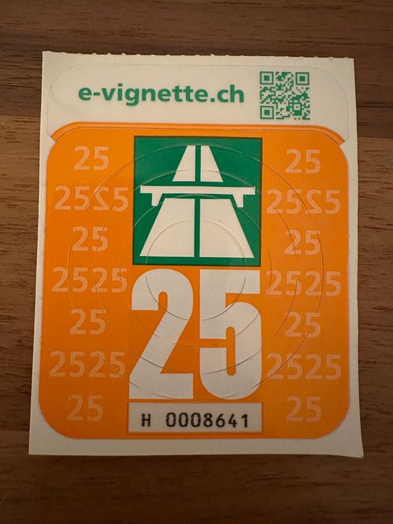 Autobahnvignette 2025 (Neu und originalverpackt) in St.Gallen für CHF 35 – mit Lieferung auf ...