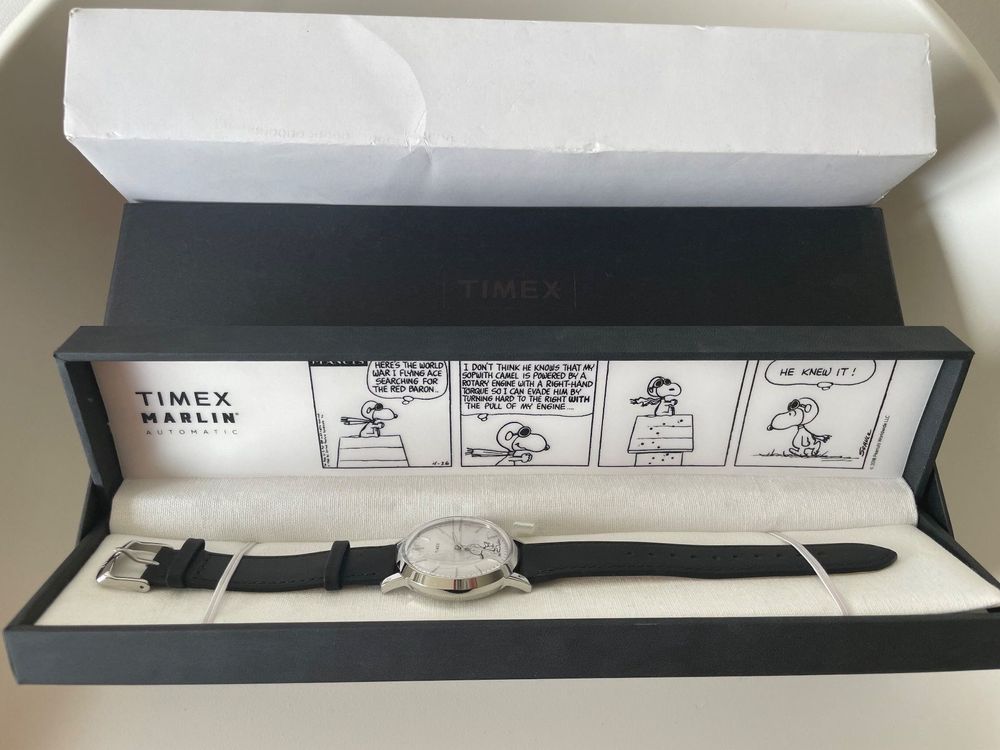 Snoopy Edition Marlin Automatic Timex (Neu und originalverpackt) in ...