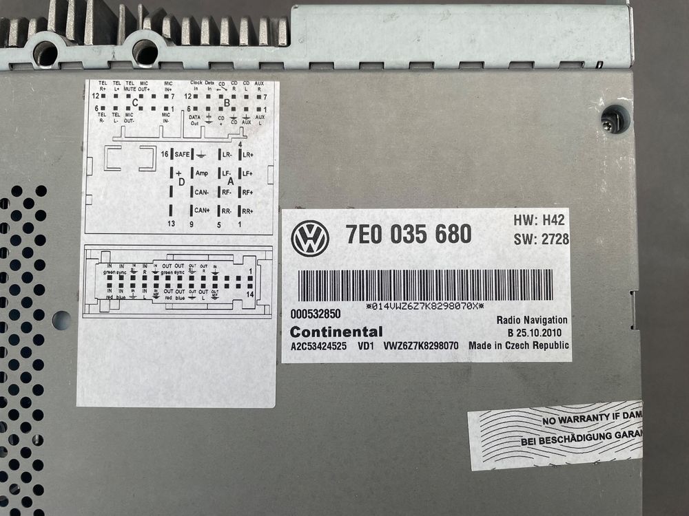 VW T5 Navigation RNS 510 (Gebraucht) in Niederhasli für CHF 150 – mit ...