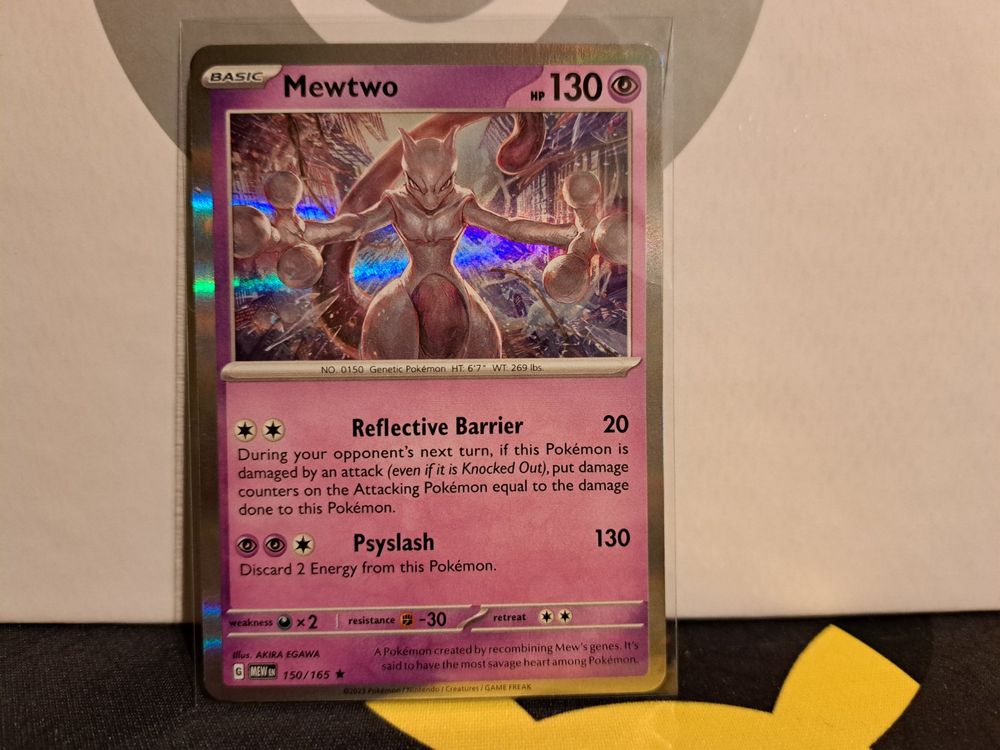 MEWTWO HOLO 151 POKEMON KARTE 150/165 | Kaufen auf Ricardo