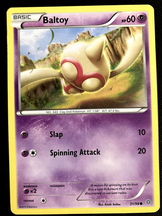Pokemon Baltoy - Ancient-Origins 31/98 - English (Gebraucht) in Bern ...