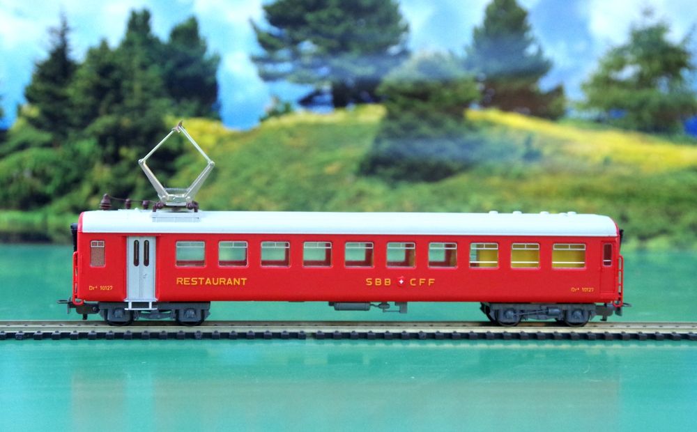 Kleinbahn H0 392 Speisewagen SBB CFF FFS, Leichtstahlwagen | Kaufen auf Ricardo