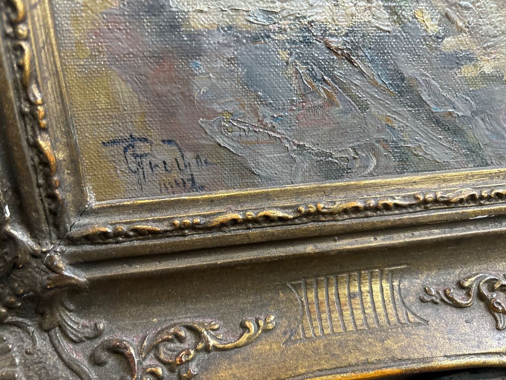 Öl Bild Österreicher Künstler signiert | Kaufen auf Ricardo