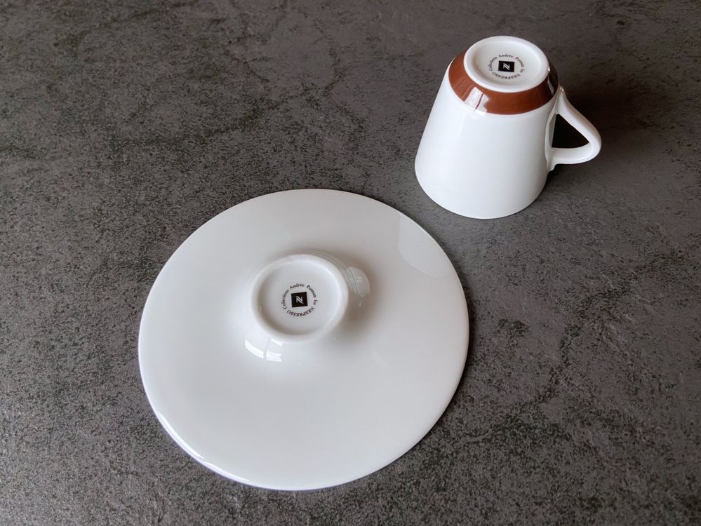 Nespresso Espressotasse weiss / braun RITUAL Collection | Kaufen auf ...