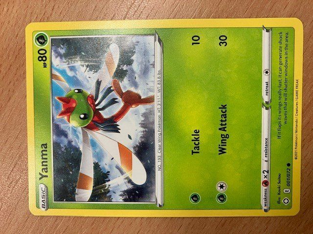 Pokemon Yanma 001/072 c | Kaufen auf Ricardo