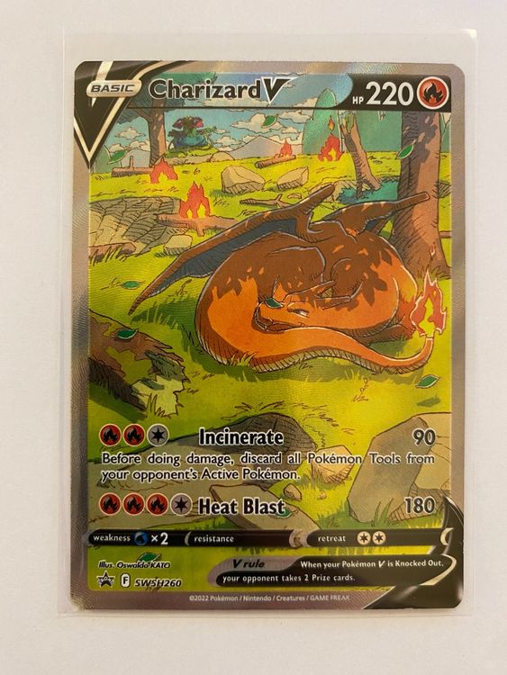Pokemon Charizard V SWSH 260 EN | Kaufen auf Ricardo