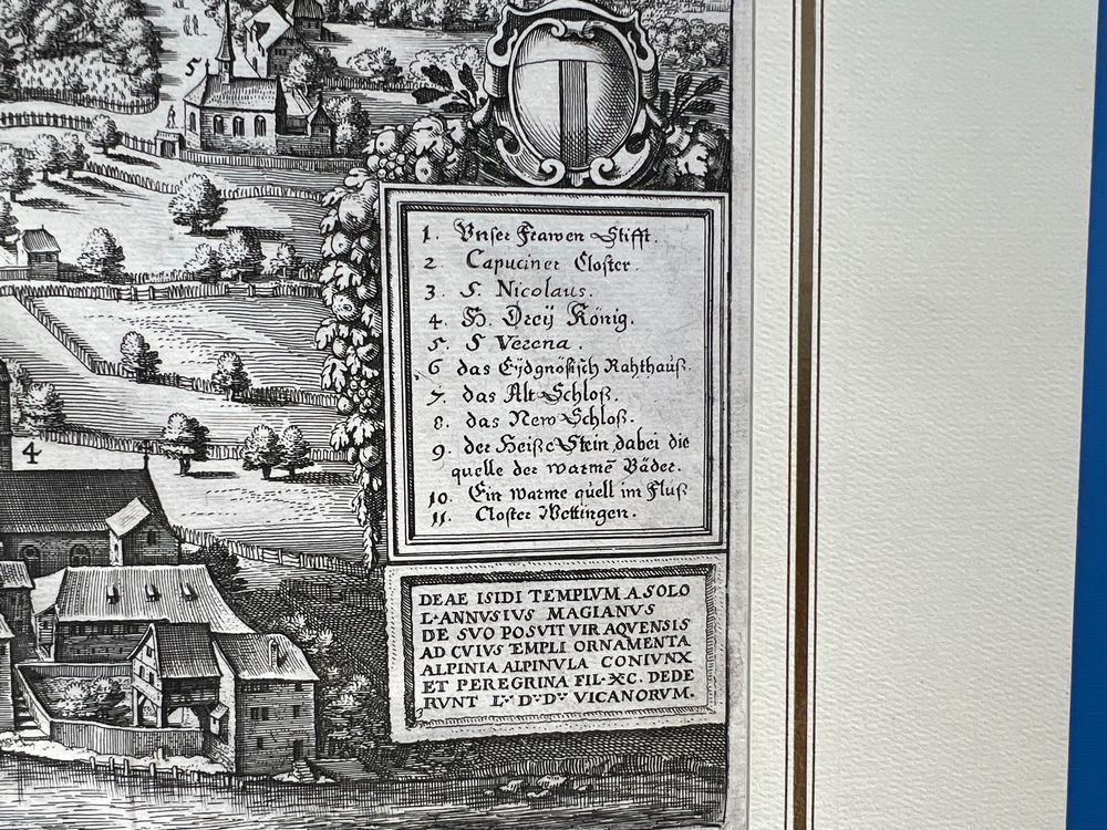 original Merian Stich von Baden 1. Hälfte 17.Jh. | Kaufen auf Ricardo