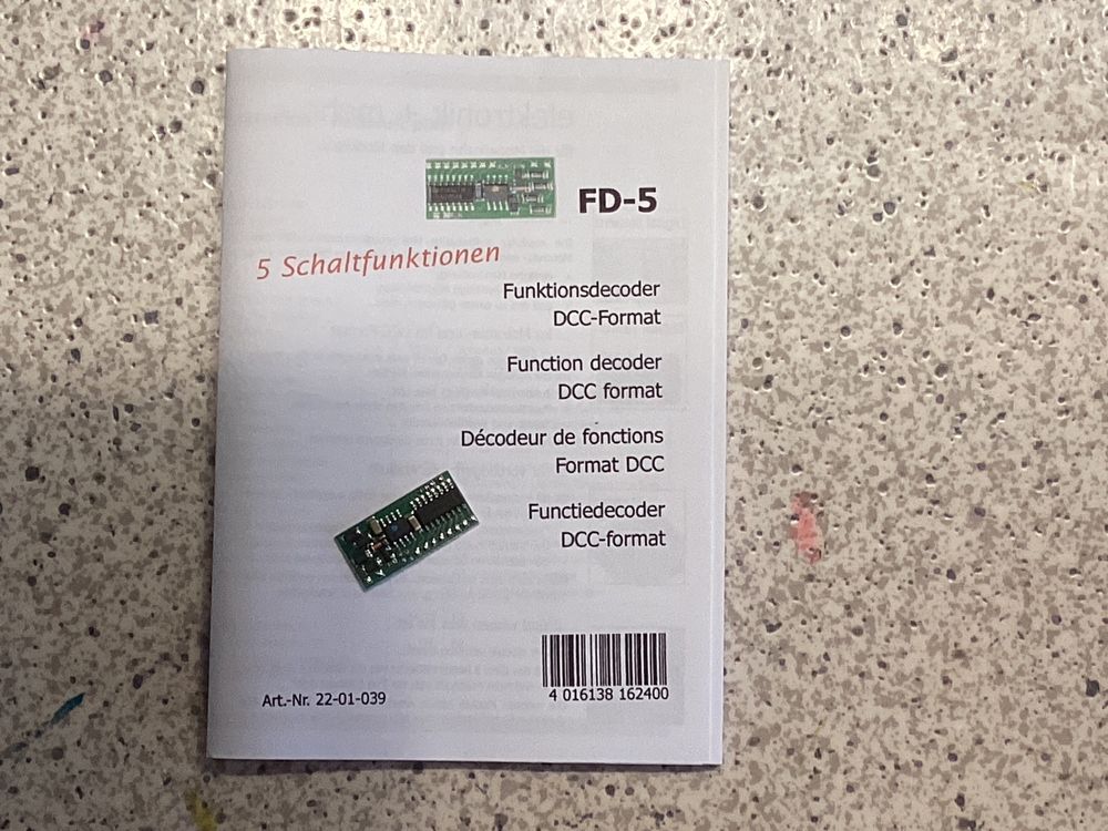 Funktionsdecoder FD-5 H0 DCC | Kaufen auf Ricardo