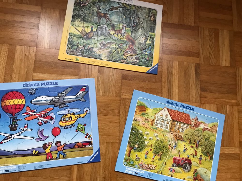 drei didactic Puzzle. 30 bis 36 Teile (Gebraucht) in Dietikon für CHF ...