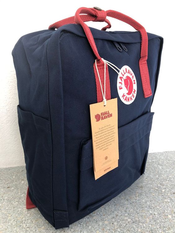 Rucksack Kanken 16L ox red - royal blue | Kaufen auf Ricardo