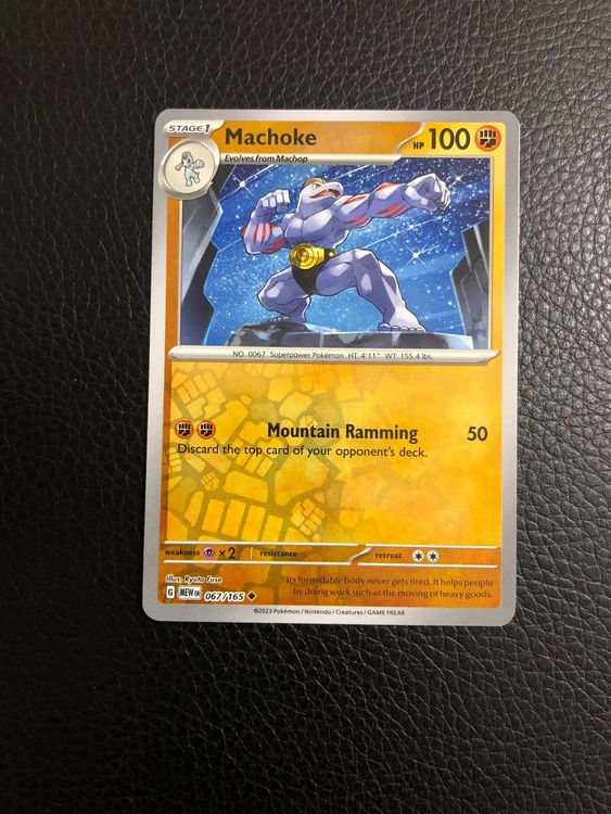 Scarlet & Violet 151 - Machoke reverse 67/165 NM Ab 1 (Gebraucht) in ...