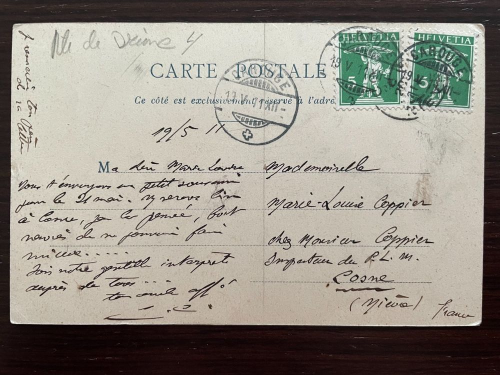 CAROUGE - GENÈVE Grange-Colomb / Grange-Collomb animée, 1911 (Gebraucht ...