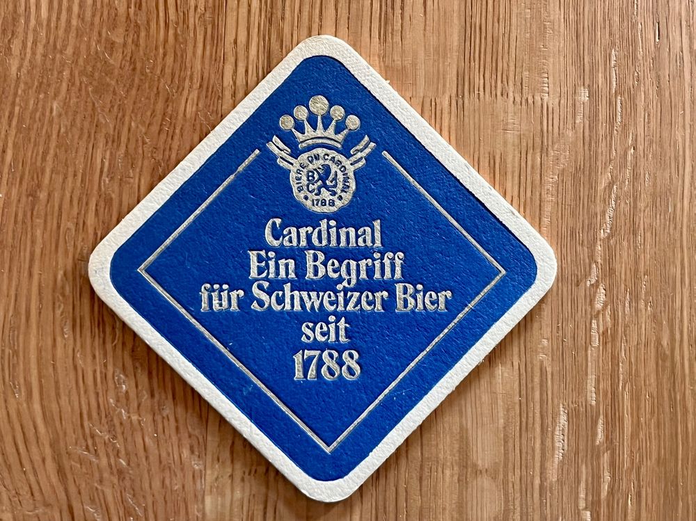Brasserie / Cardinal / Fribourg / Bierdeckel / Sous Bock (Gebraucht) in ...
