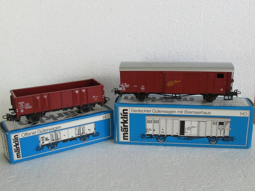 Märklin 4639 + 4698 Güterwagen Braun, H0 (Neu (gemäss Beschreibung)) in ...