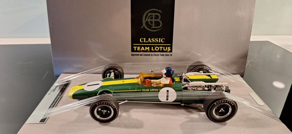 Lotus 43 BRM Jim Clark F1 GP USA 1.Rang 1966 Tecno 1:18 (Neu und ...