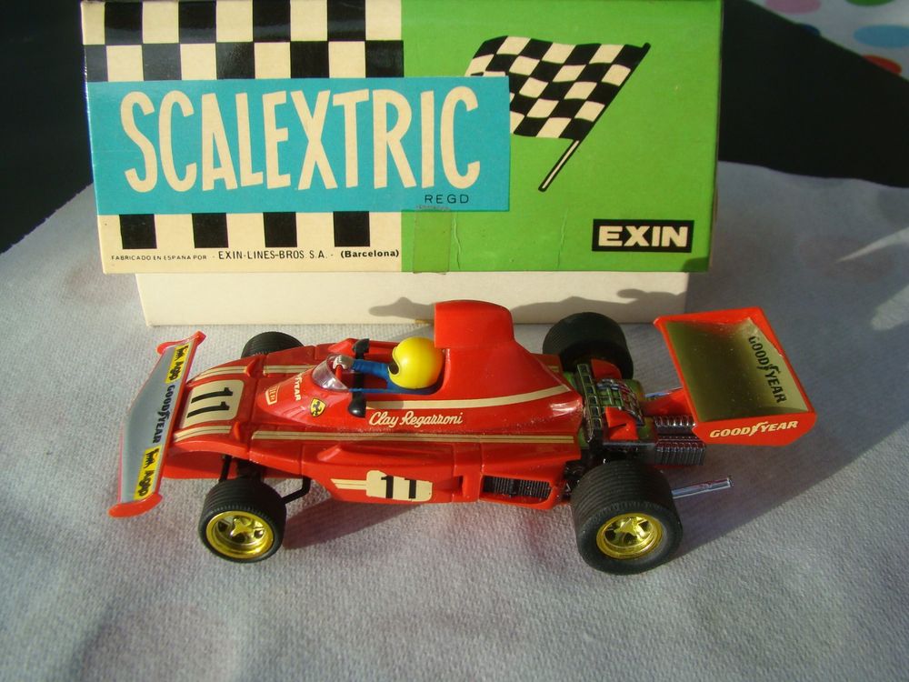 Scalextric Ferrari 312 B3 Regazzoni sehr selten mit Box rar (Gebraucht ...