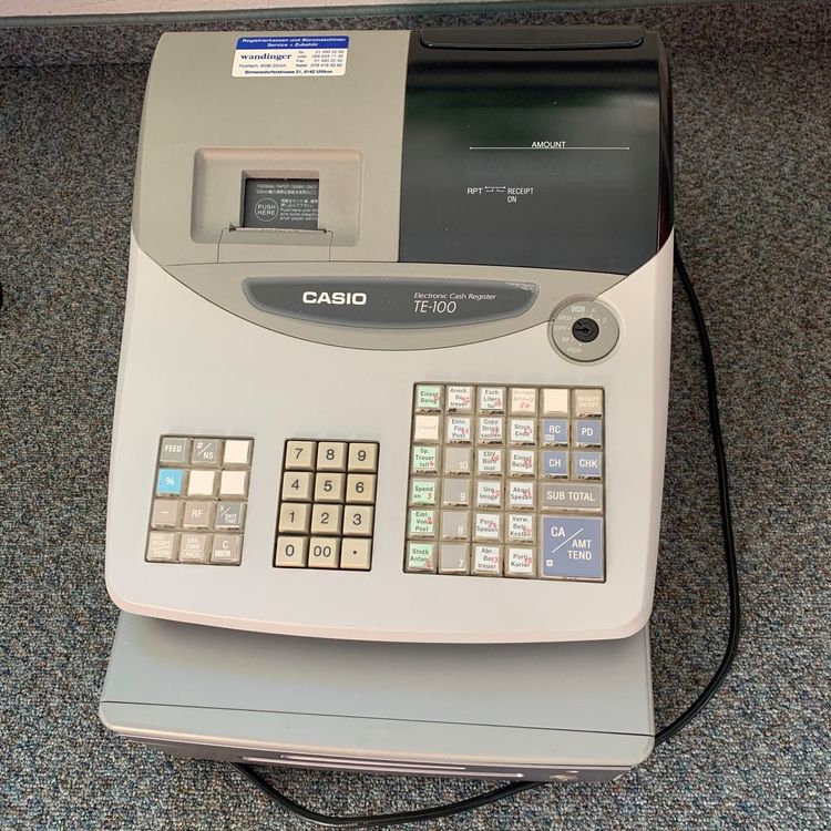 Registrierkasse Casio TE-100 (Gebraucht) in Zürich für CHF 50 – nur ...
