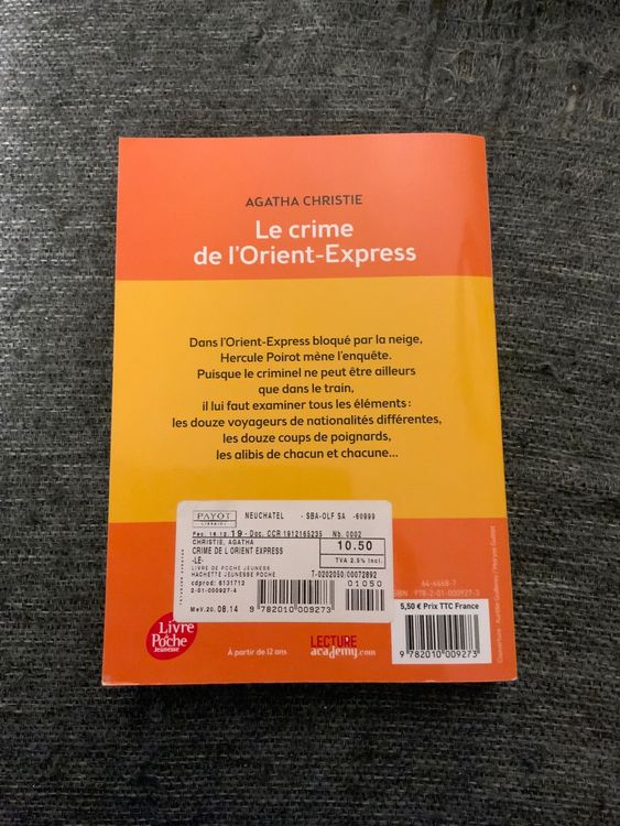 Livre « Le crime de l’Orient-Express » de Agatha Christie | Kaufen auf ...