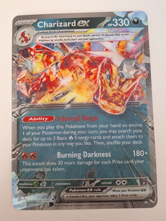Pokemon Charizard ex Lenticular XL Card Promo Englisch (Neu (gemäss ...