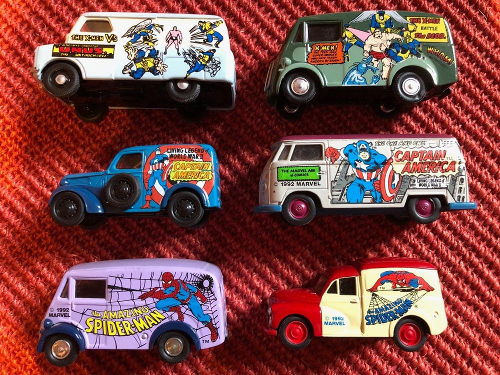 Coole limitierte Marvel Serie von Corgi - 1992 - 6 Autos | Kaufen auf ...