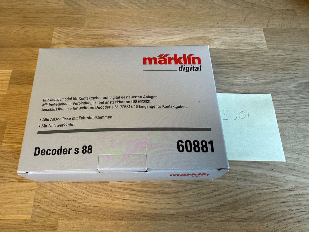 Märklin 60881 S88 Gebraucht - Occasion 1 (Neu und originalverpackt) in ...