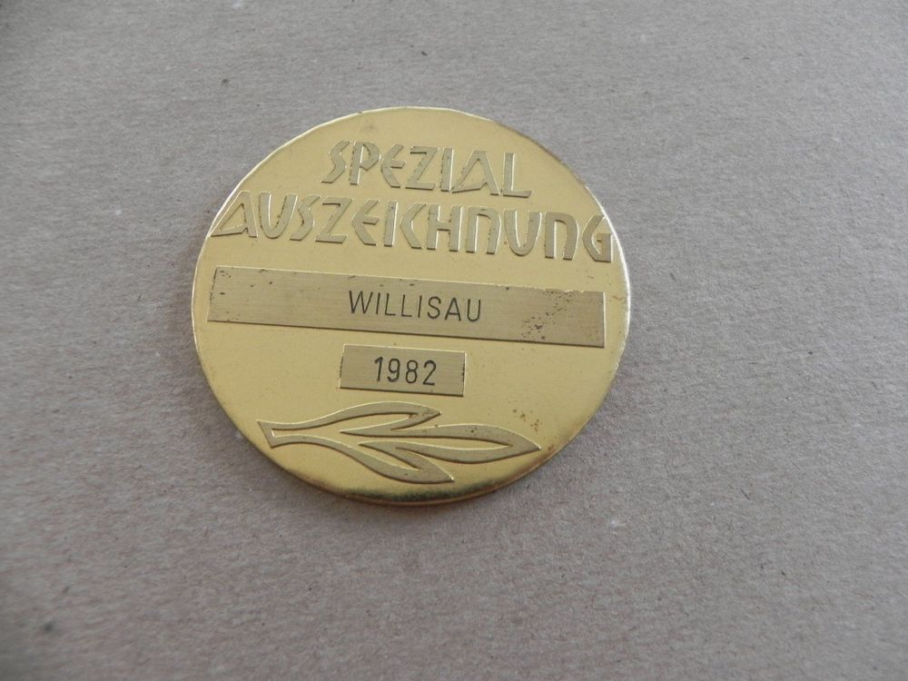 Medaille Willisau LU Luzern Vogel Tauben Ausstellung 1982 (Gebraucht ...