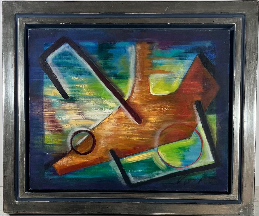 Abstrakte Komposition - Gemälde , Unleserlich Signiert (Gebraucht) in Root für CHF 19 – mit ...