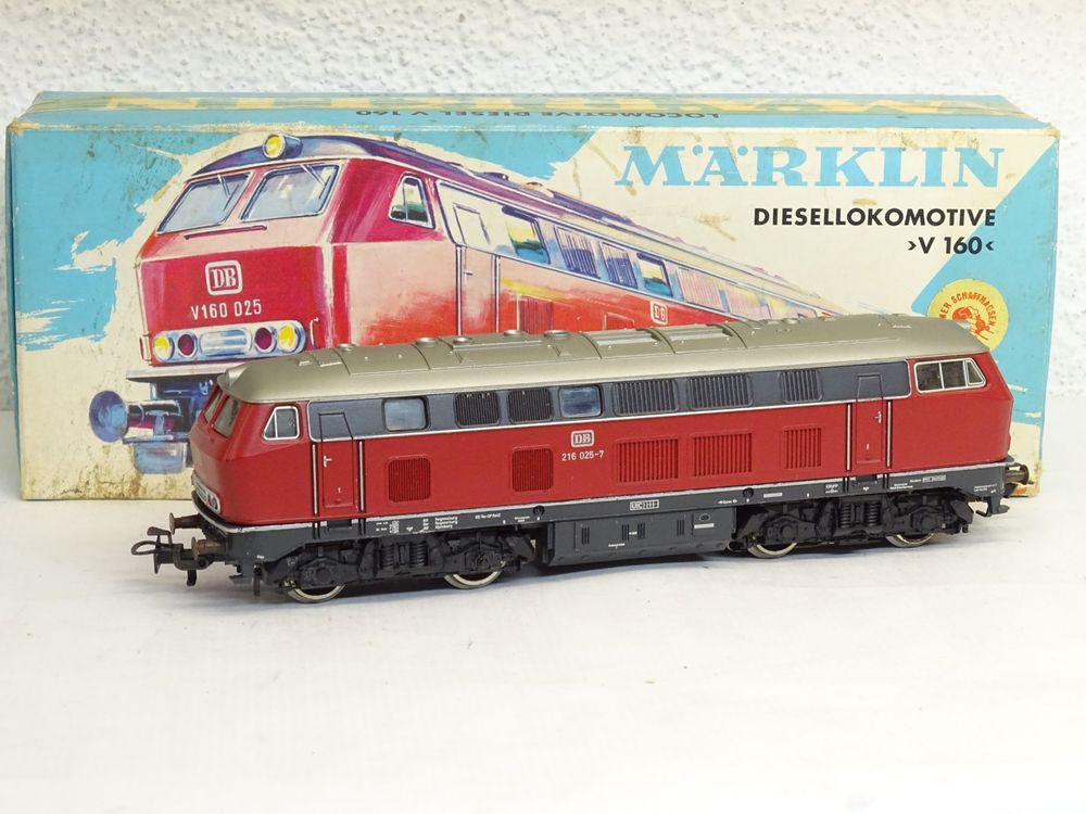 Märklin 3075 Diesellok BR216 025-7 DB, Rot, H0,WS/AC,OVP (Gebraucht) in Wohlen AG für CHF 59 ...