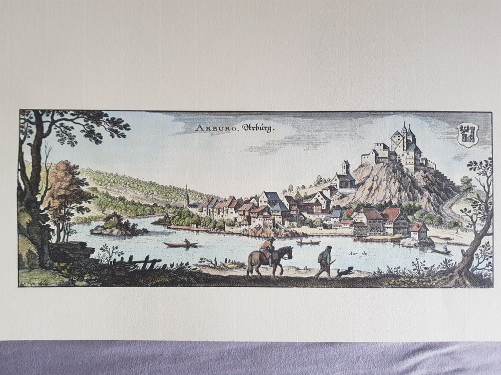 colorierter Stich Aarburg Aargau (Gebraucht) in Walterswil BE für CHF 5 – mit Lieferung auf ...
