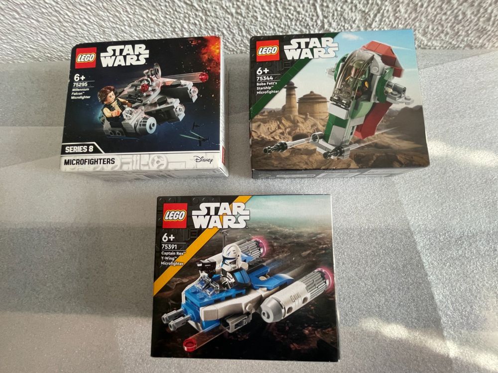 3x Lego Star Wars Microfighter 75295/75344/75391 NEU&OVP (Neu und ...