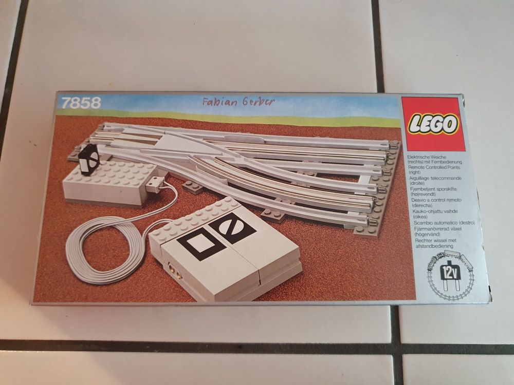 Lego 7858 Eisenbahn 12V Elektrische Weichen Set (Gebraucht) in ...