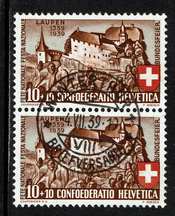 ABE/PP B2 paire Vollstempel Winterthur 1 (Gebraucht) in Neuchâtel für CHF 8 – mit Lieferung auf ...