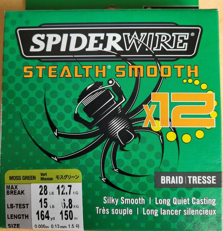 SPIDER WIRE X12 0.13mm / 12,7kg (Neu und originalverpackt) in ...