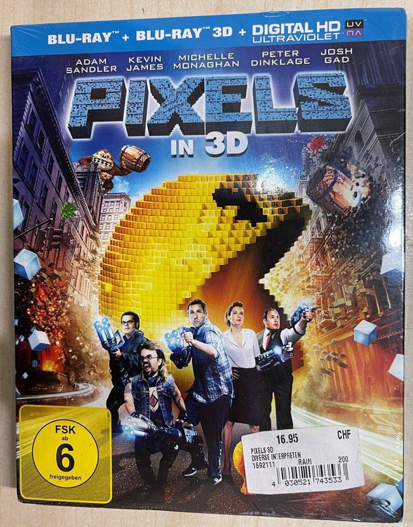 Pixels - 3D-Version (Blu-ray) | Kaufen auf Ricardo