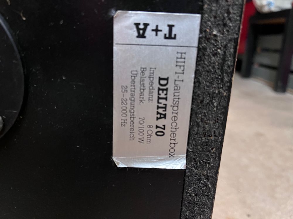 T+A Delta 70 vintage (Gebraucht) in für CHF 50 – nur Abholung auf ...