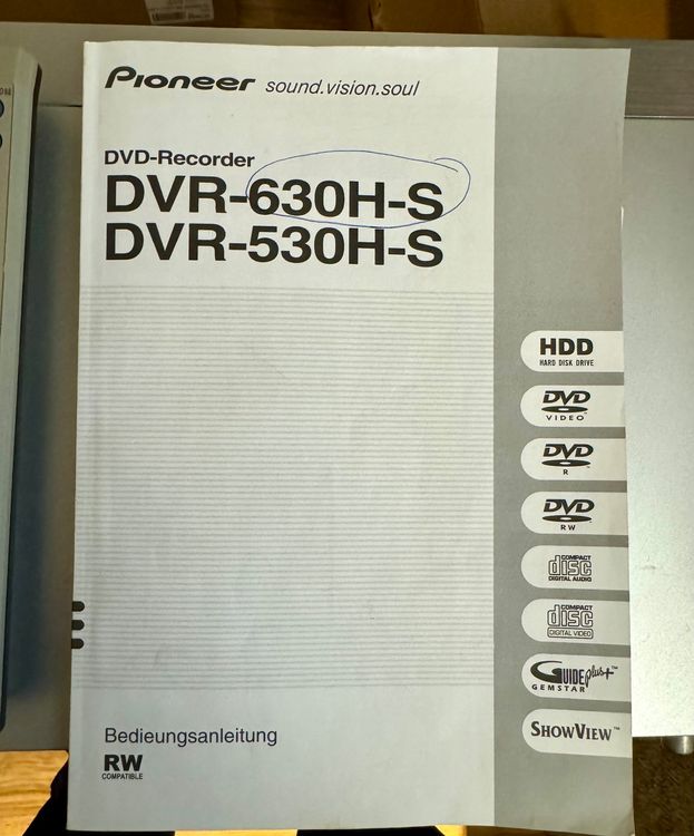 Pioneer DVR-630 H DVD-Recorder (Gebraucht) in Hermetschwil-Staffeln für ...