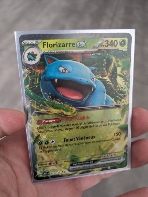 Carte Pokemon 151 Florizarre EX FR 003 / 165 | Kaufen auf Ricardo