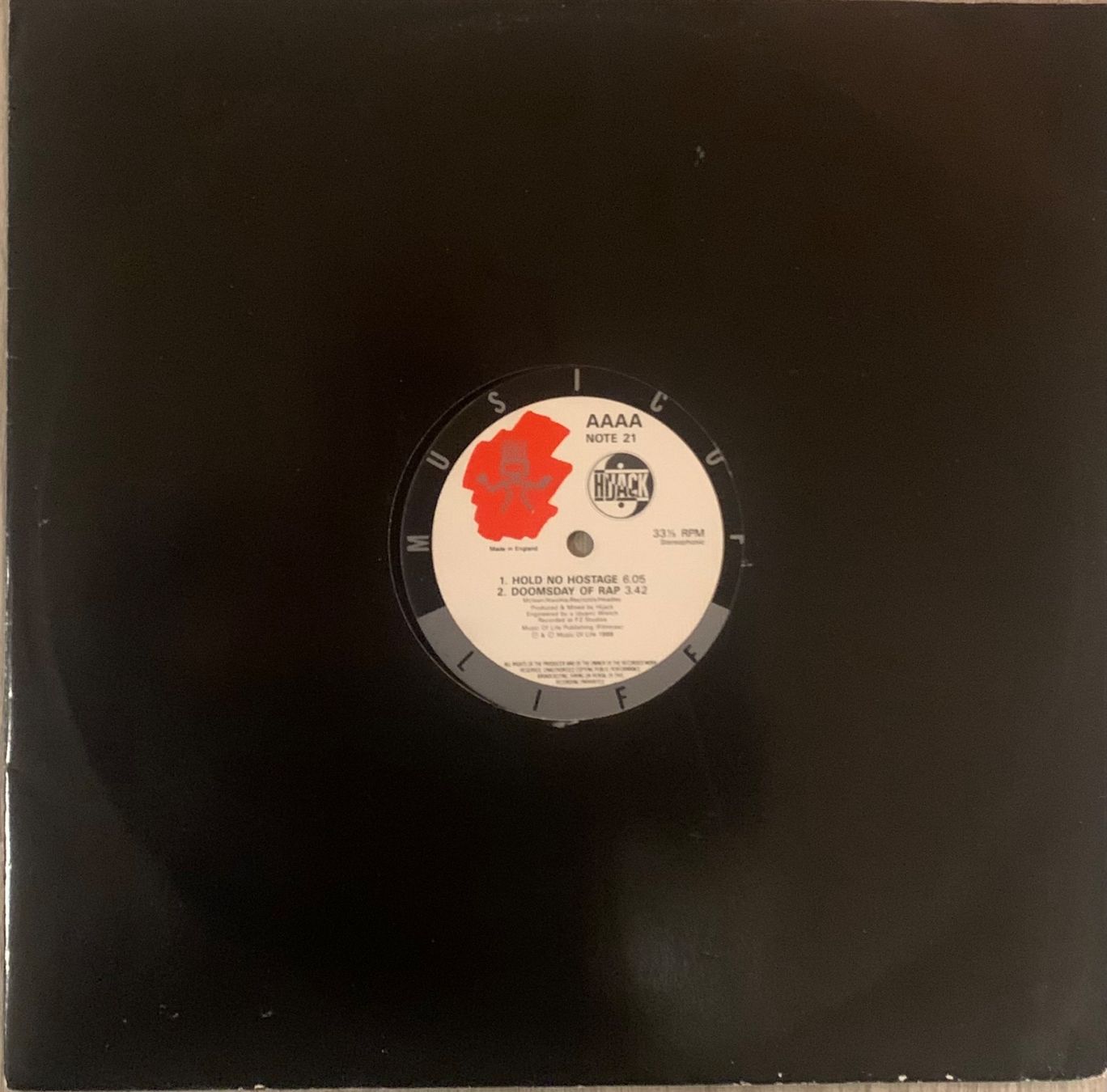 HIJACK - Hold No Hostage Maxi Lp 1991 UK (Gebraucht) in Mühlethal für ...