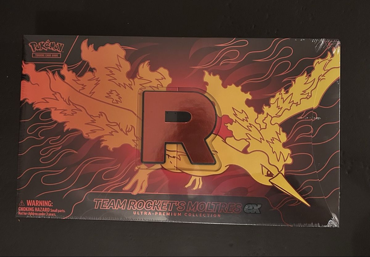 Pokémon Team Rocket's Moltres EX Ultra Premium Collection (Neu und ...