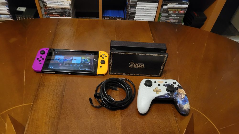 Nintendo Switch Mit Zelda Station und Pro C (nicht gepatcht) (Gebraucht ...