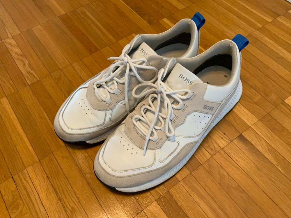 HUGO BOSS Sneaker Leder Weiß Größe 43 (Gebraucht) in Kilchberg ZH für ...