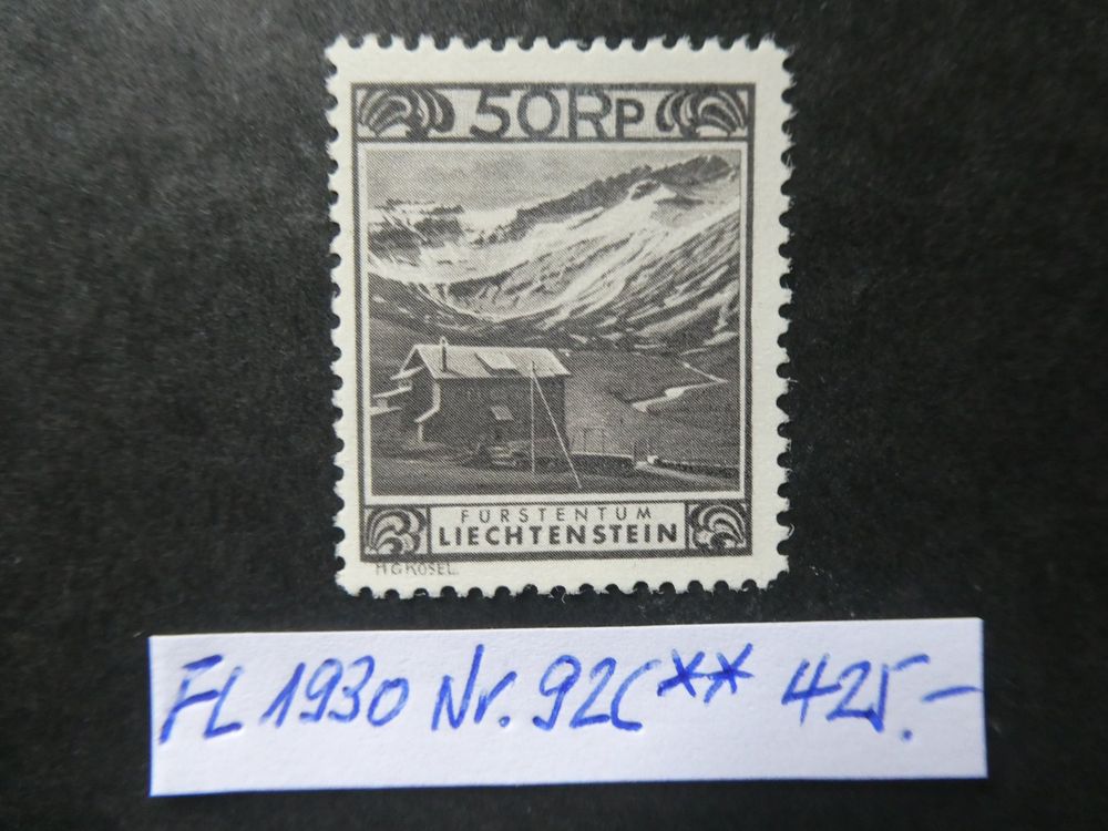 FL 1930 Nr. 92C postfrisch (Gebraucht) in Lausen für CHF 60 – mit Lieferung auf Ricardo kaufen