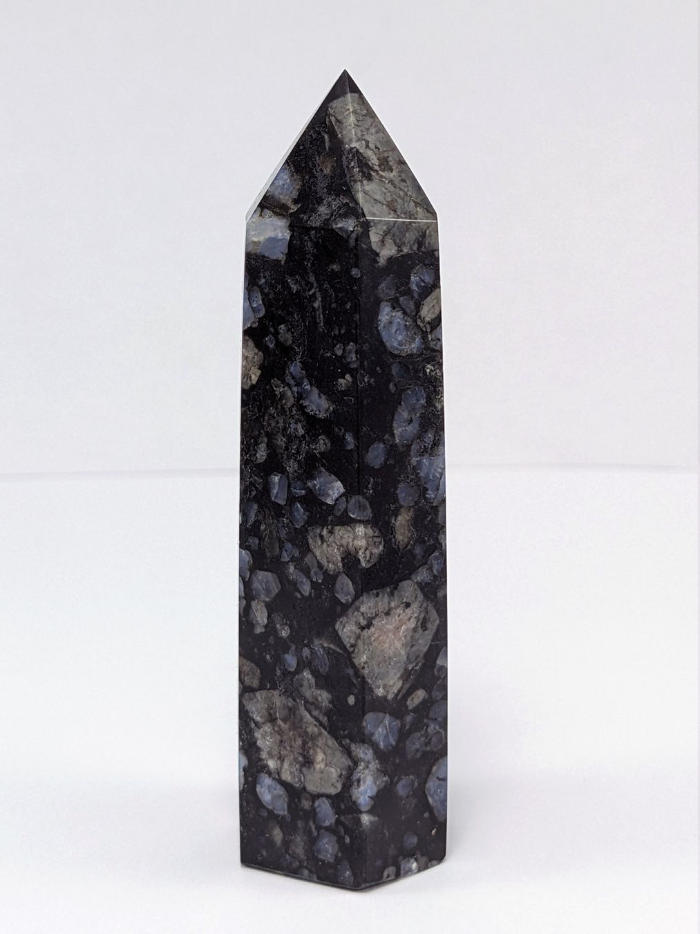 Llanit (Galaxy Rhyolith) Obelisk Turm 8,7cm - 84 Gramm (Neu und ...