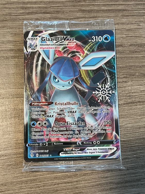 Glaziola VMAX 041/203 - Pokemon Karte - Neu eingeschweisst (Gebraucht ...