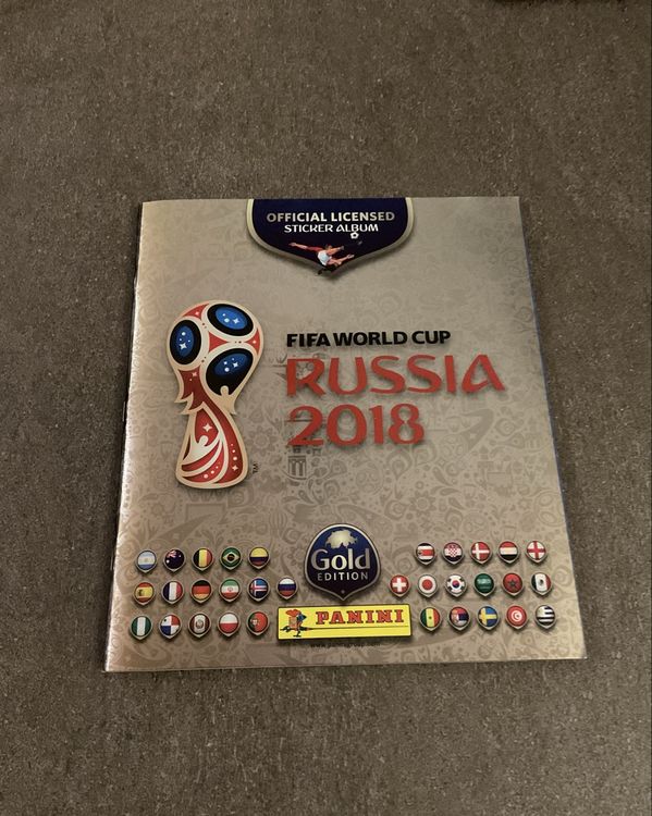 Panini Album WM Russia 2018 Gold Edition, Top Zustand! (Gebraucht) in ...