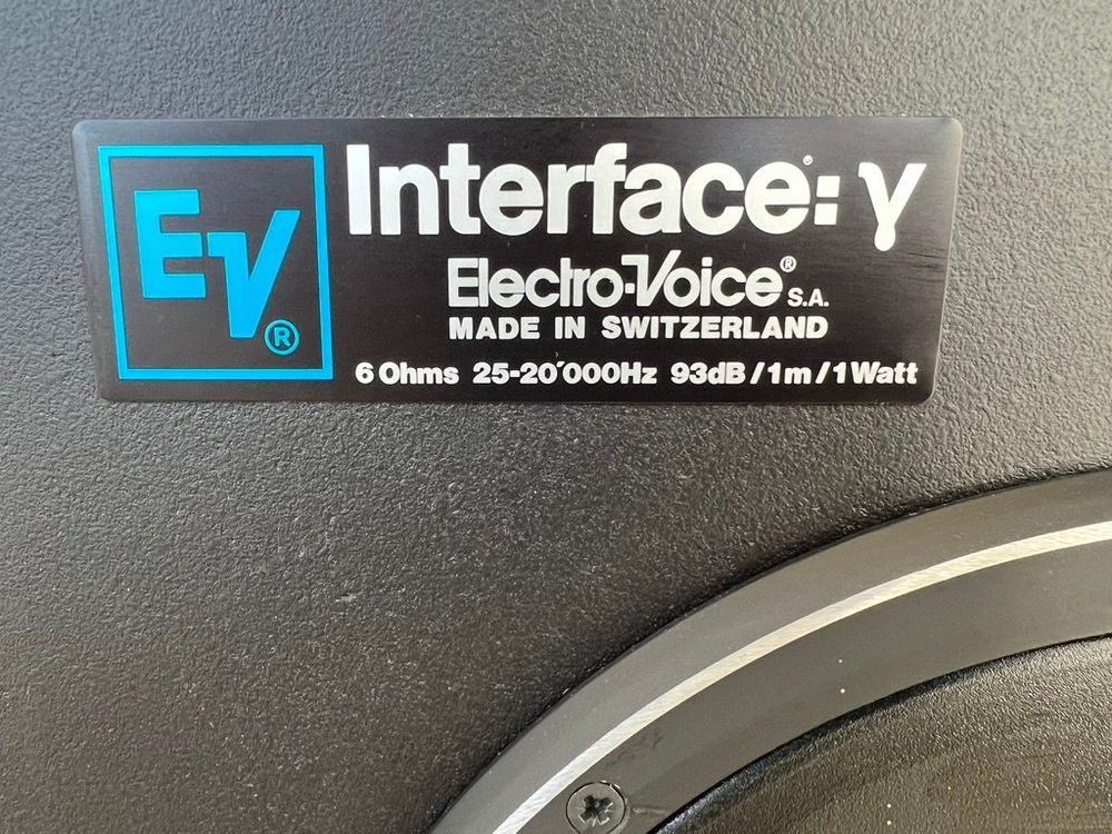 ElectroVoice Interface Gamma (Gebraucht) in Bazenheid für CHF 415 – nur ...